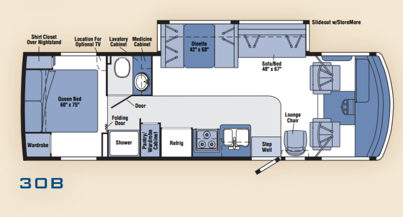 2007 Itasca Sunova, PHOTOS, Details, Brochure with Floorplan