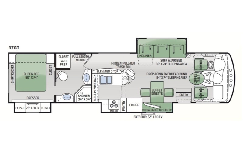 2015 Thor Challenger 37GT, PHOTOS, Details, Brochure, Floorplan