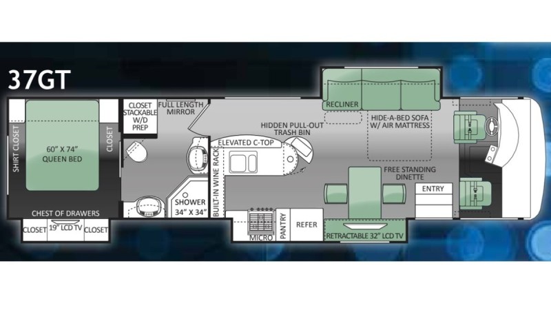 2013 Thor Challenger 37GT, PHOTOS, Details, Brochure, Floorplan